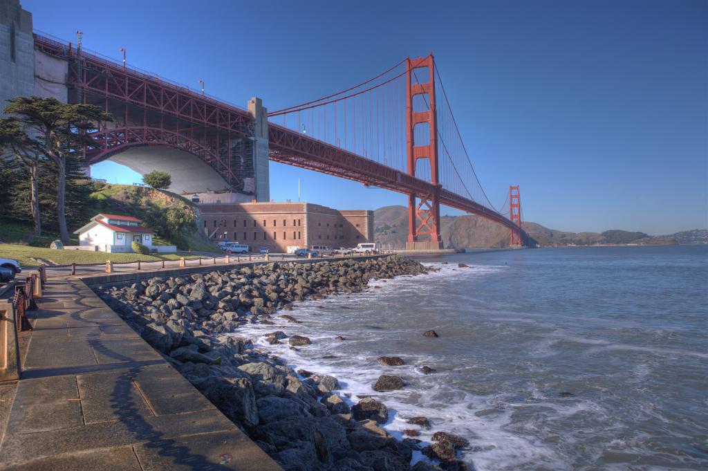 Fort Point and Golden Gate Bridge - Fort Point on eecue.com : Dave ...